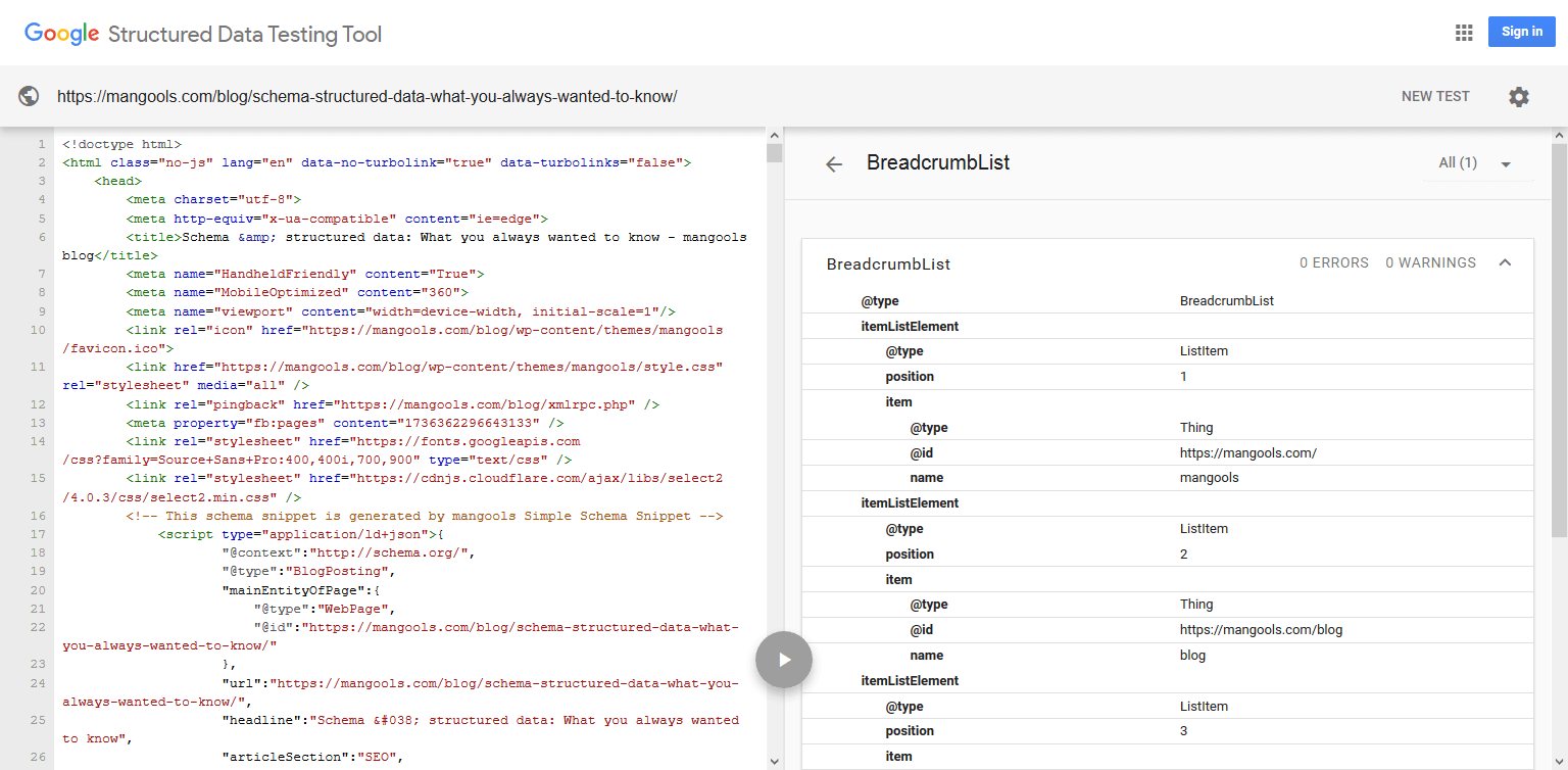 Rich Result Test: Check Your Page as Rich Result | Mangools