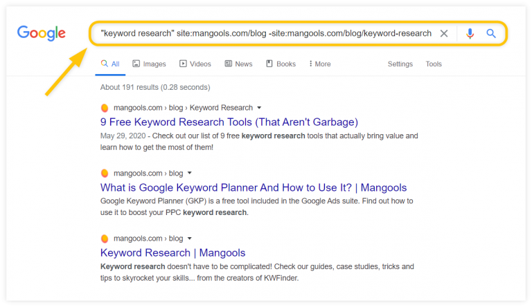 The Most Useful Google Search Operators for SEO | Mangools