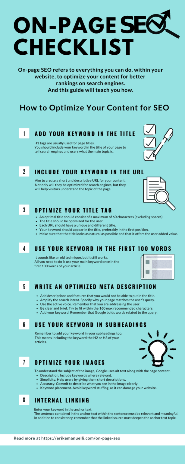 20 SEO Infographics & Checklists Worth a Glance | Mangools